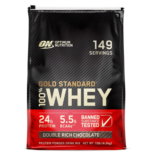 Optimum Nutrition Gold Standard 100% Whey Protein, Double Rich Chocola ...